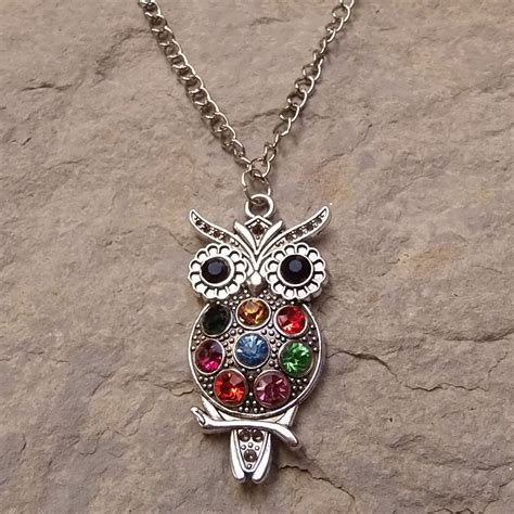 Sova S Barevnými Kamínky Potvor Pomáhat Tvořit Sova S Barevnými Kamínky Potvor Pomáhat Tvořit