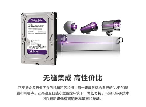 Wd西部数据机械硬盘2tb 4tb 企业级视频安防监控硬盘西数紫盘6t 阿里巴巴