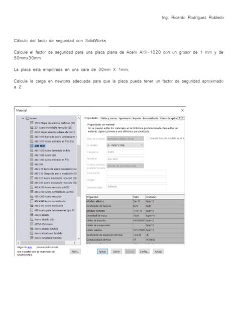 Pasos Para El Calculo De Factor De Seguridad Rrr 25jun21 Pdf