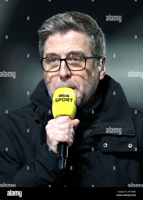 Bbc Presenter Mark Chapman After The Emirates Fa Cup First Round Replay