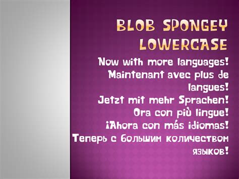 Blob Spongey Lowercase Font Designed By Heaven Castro