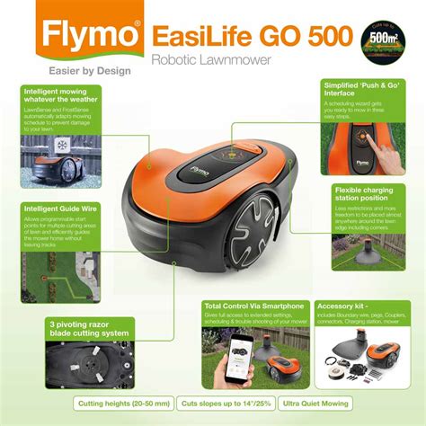 Flymo Easi Life Go 500 18v Robot Mower Wilko