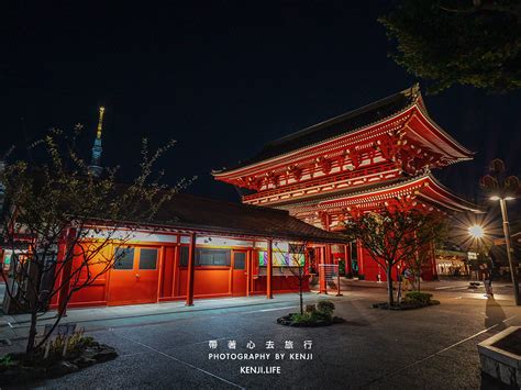 日本東京景點 雷門淺草寺仲見世通寶藏門好逛好買好拍照白天 夜晚必拍景色與交通方式 帶著心去旅行