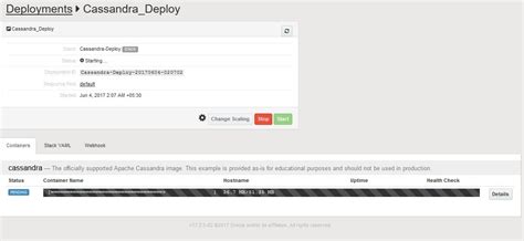 How To Deploy Cassandra To Oracle Container Cloud Service With Docker