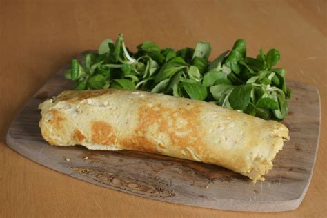 Omelette roulée au jambon Fourchett es