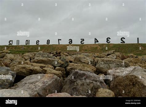 Numbers At A Rifle Range Target Numbers To Identify Which Target