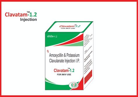 Clavatam 12 Inj Amoxicillin 1gram Clavunate 200 Mg Injectable At