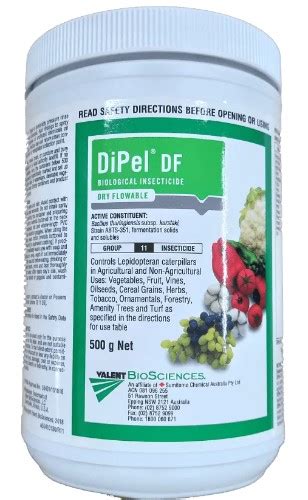 Dipel Df Biological Insecticide 500gm Sumitomo Chemical Aust 11811868
