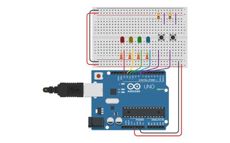 Circuit Design Button 3 Demo Tinkercad