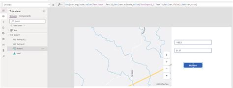 solved search button for location on map from data source power
