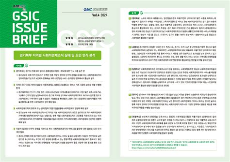 경기도사회적경제원 [정책연구발간자료]