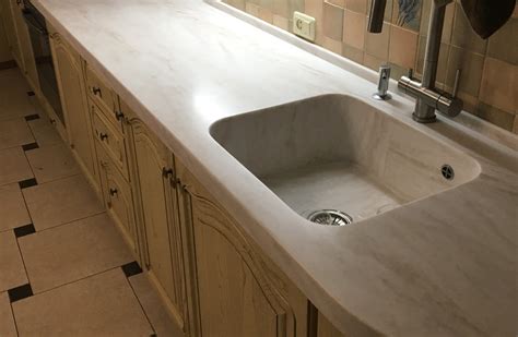 Столешница из акрилового камня на заказ Klen54 Ru