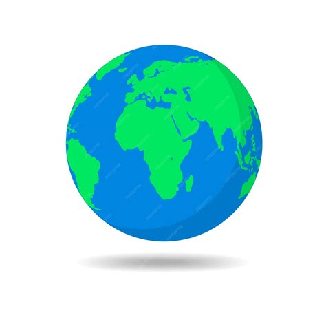 Premium Vector Planet Earth Icon Vector Illustration