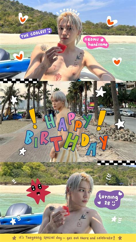 Happy Birthday Taeyeong 🙆🏻‍♀️ Inspirasi Desain Website Ide Foto