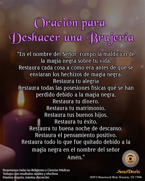 Hoy Te Compartimos La Oración Para Romper Maldiciones Y Brujería Elimina La Brujeria Con