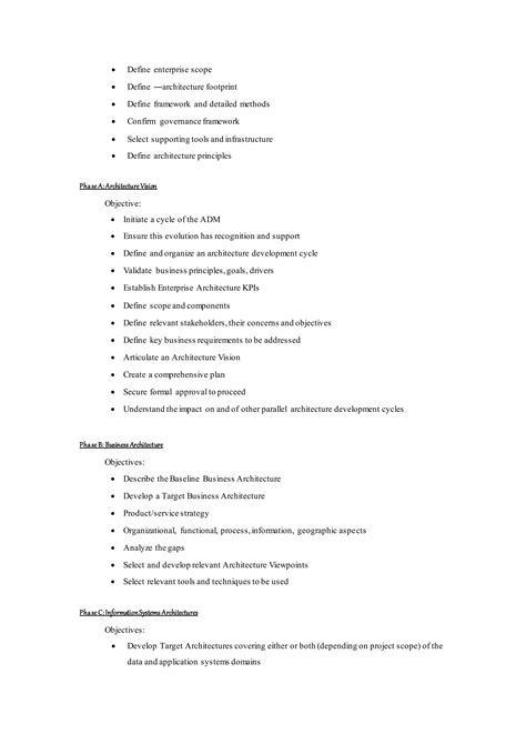 Togaf Project Docx Computer Software And Applications Computing