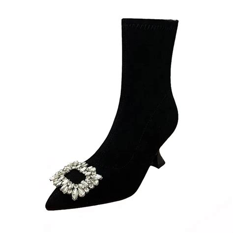 Hot Sale Autumn Winter Shoes Women Pointed Toe Women Boots High Heels