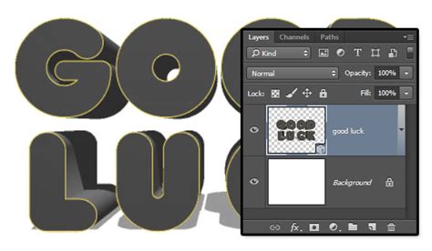 How To Create A Shiny D Text Effect In Adobe Photoshop Envato Tuts