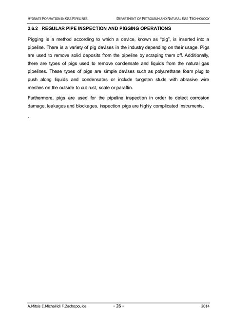 Hydrate Formation In Gas Pipelines PDF