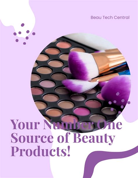 Free Beauty Product Flyer Template To Edit Online