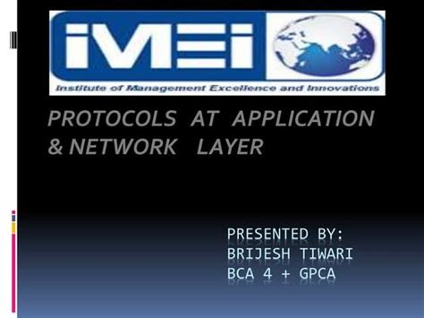 Protocols And Types Of Protocols Ppt
