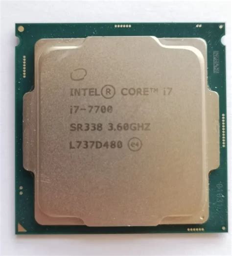 Intel Core I7 7700 360ghz Quad Core Lga1151 Prozessor Cm8067702868314