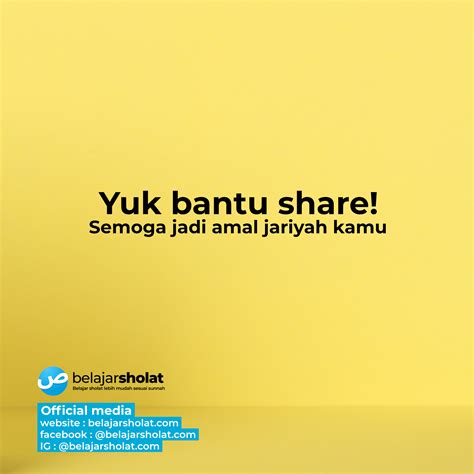 Poster Sholat Belajar Cara Sholat Lengkap