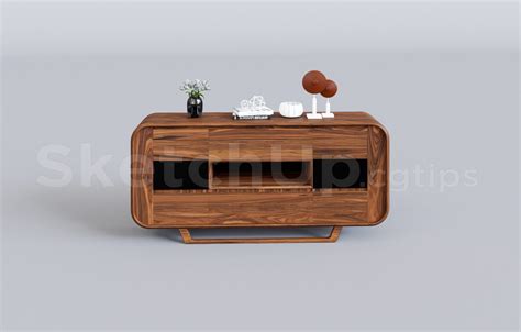 13182 Free Sketchup Sideboard And Chest Of Drawer Model Download