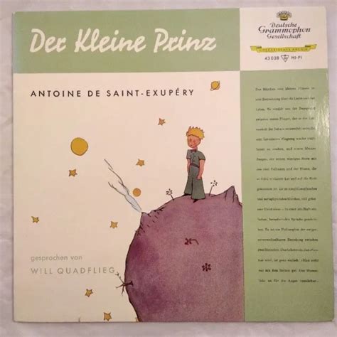 DER KLEINE PRINZ LP Saint Exupéry Antoine de und Will Quadflieg
