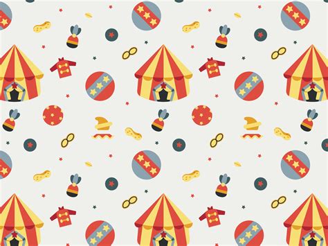 Circus Pattern By Olga Davydova On Dribbble