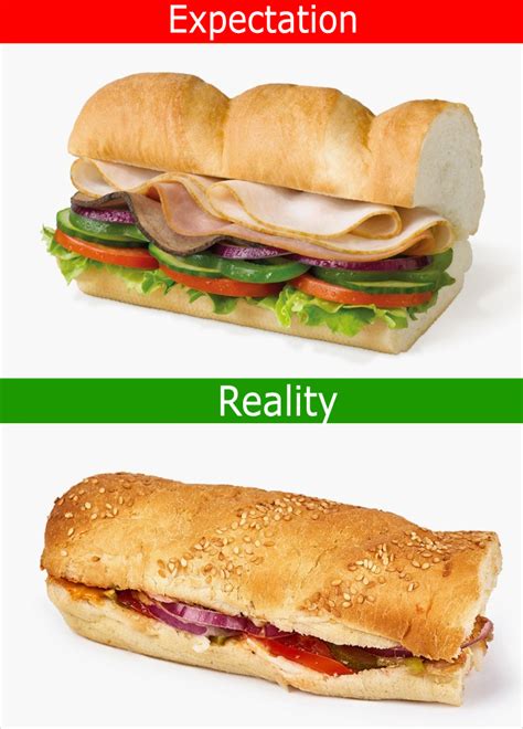 16 Pictures Of Fast Food Commercials Vs Reality Creativeside
