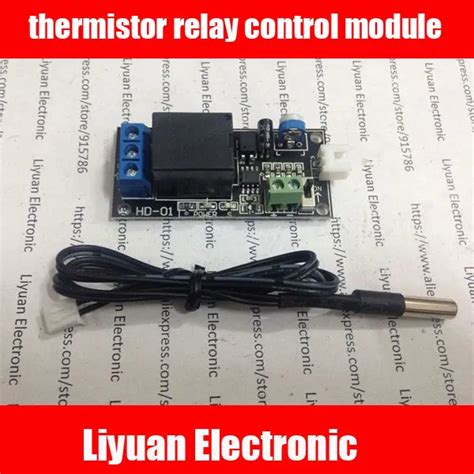 10k 1 Waterproof Thermistor Relay Control Module 5v12v Temperature