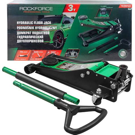 Домкрат подкатной гидравлический Rockforce 3т RF-T830018Z HT(58720 ...