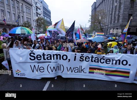 Participants Take Part In The European Lgbtq Pride March In Belgrade