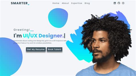 Animated Portfolio Website Template In Html And Css With Typing By