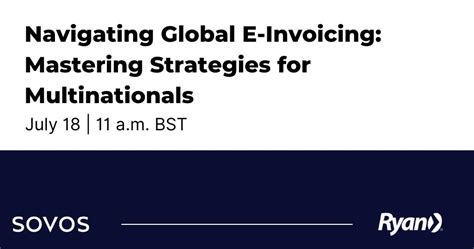 sovos emea on linkedin 🌍 ready to master global e invoicing join tax