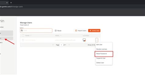Reset A Users Password Nitro Admin
