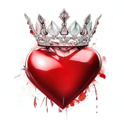Premium Photo Red Heart Shape Isolated On White