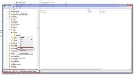there was a problem sending the command to the program excel 2007
