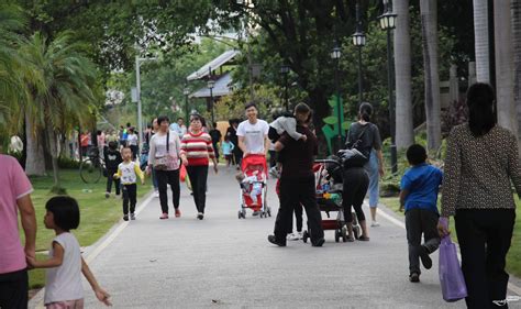 周日的剑英公园一景拍休闲的一天 户外旅游 梅州时空