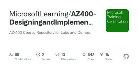 Az400 Designingandimplementingmicrosoftdevopssolutionsinstructionslabsaz400m01l02version