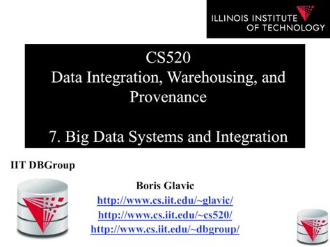 Pdf Cs520 Data Integration Warehousing And Provenance 7 Big Data
