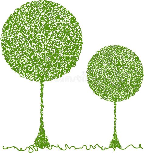 Abstract Green Tree Stock Illustration Illustration Of Beauty 13283042