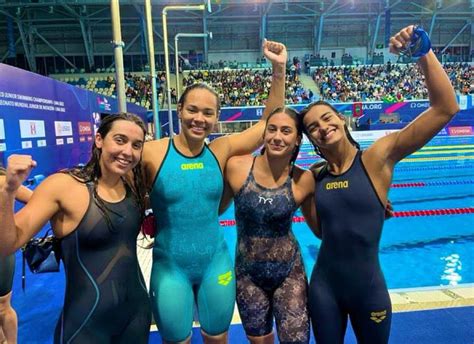 Revezamento feminino do Brasil é medalha inédita no Mundial Junior