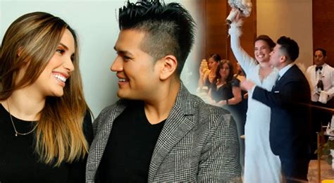 Deyvis Orosco Y Cassandra Sánchez Son Oficialmente Esposos Pareja Se Dieron El Sí En Romántica