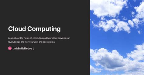 Cloud Computing