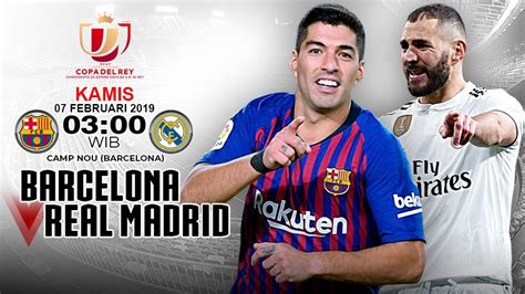 Susunan Pemain Pertandingan Copa Del Rey Barcelona Vs Real Madrid