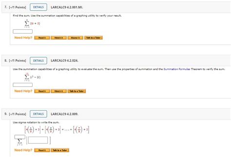 Solved Points DETAILS LARCALC MI Find The Chegg