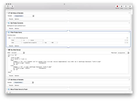Automator Multiple Workflows Within Folder Action Macrumors Forums