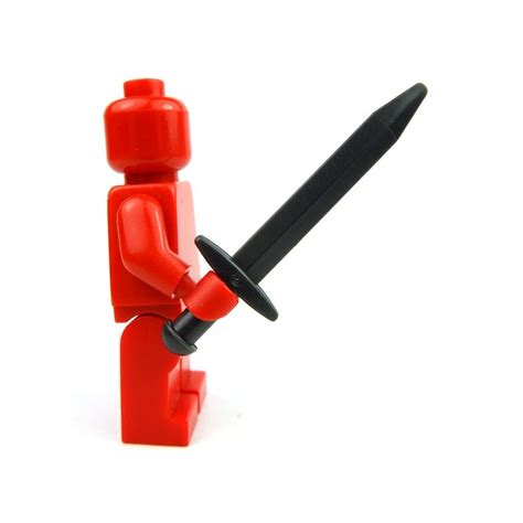 Lego Minifig Accessories Weapon Pearl Dark Gray Greatsword Pointed